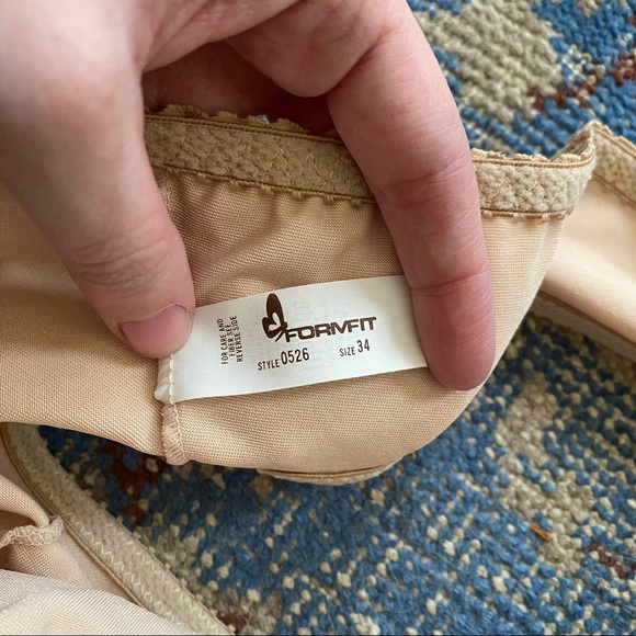 Vintage | Intimates & Sleepwear | Vintage Deadstock Nude Strapless Bra ...